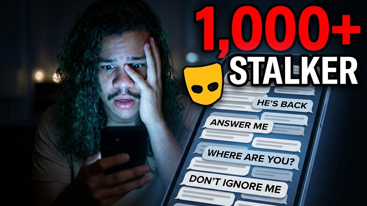 My stalker is back! Years of messages - YouTube