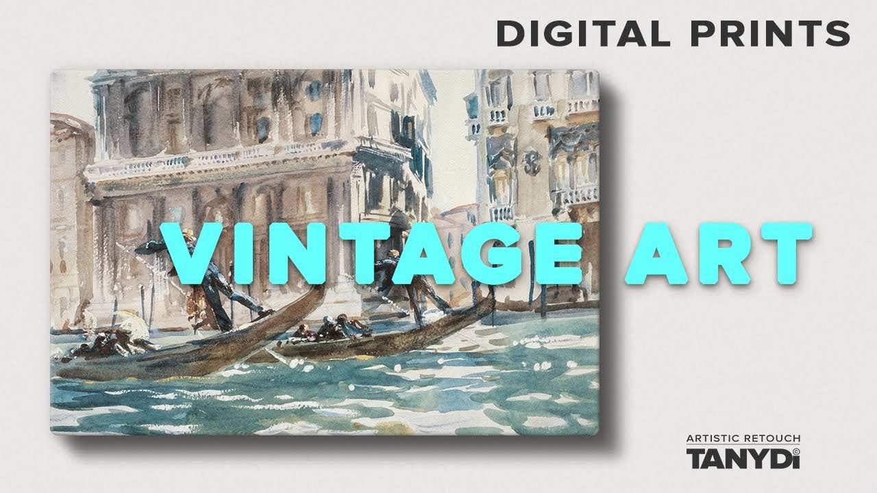 View of Venice, John Singer Sargent Painting, Architecture Watercolor ...