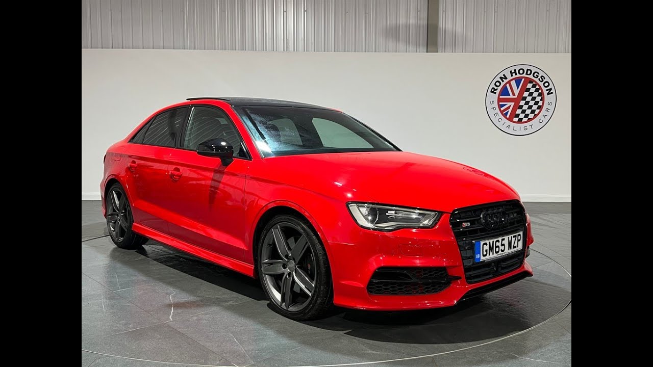 2016 Audi S3 Saloon in Misano Red For Sale at Ron Hodgson Specialist ...