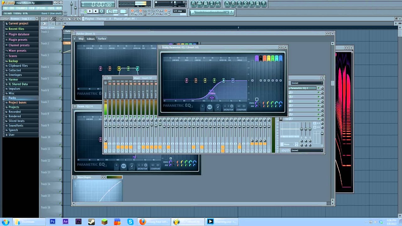 How To Bass 44: Manual Phaser Bass In Harmor - YouTube