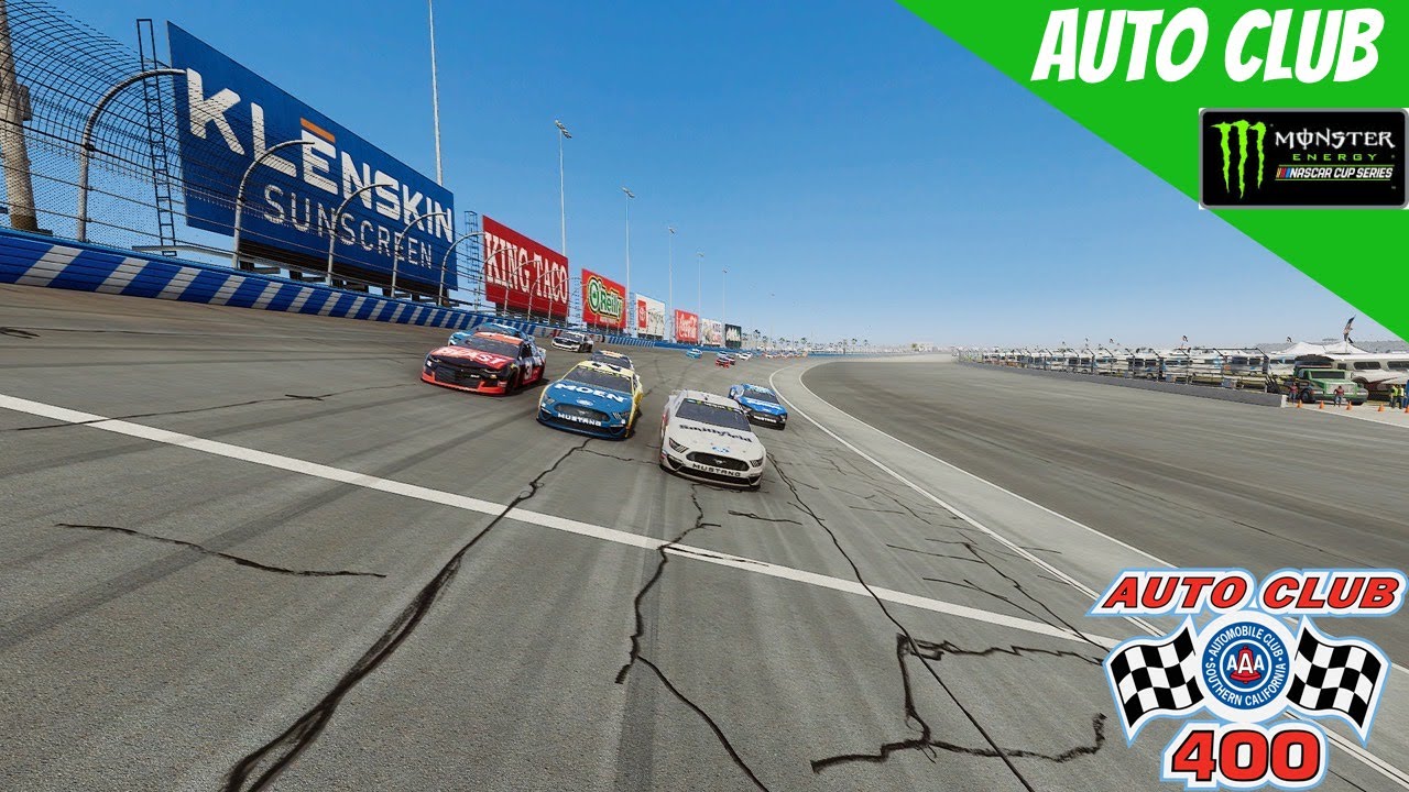 NASCAR Heat 4-Auto Club 400@ Southern California S1E5 - YouTube