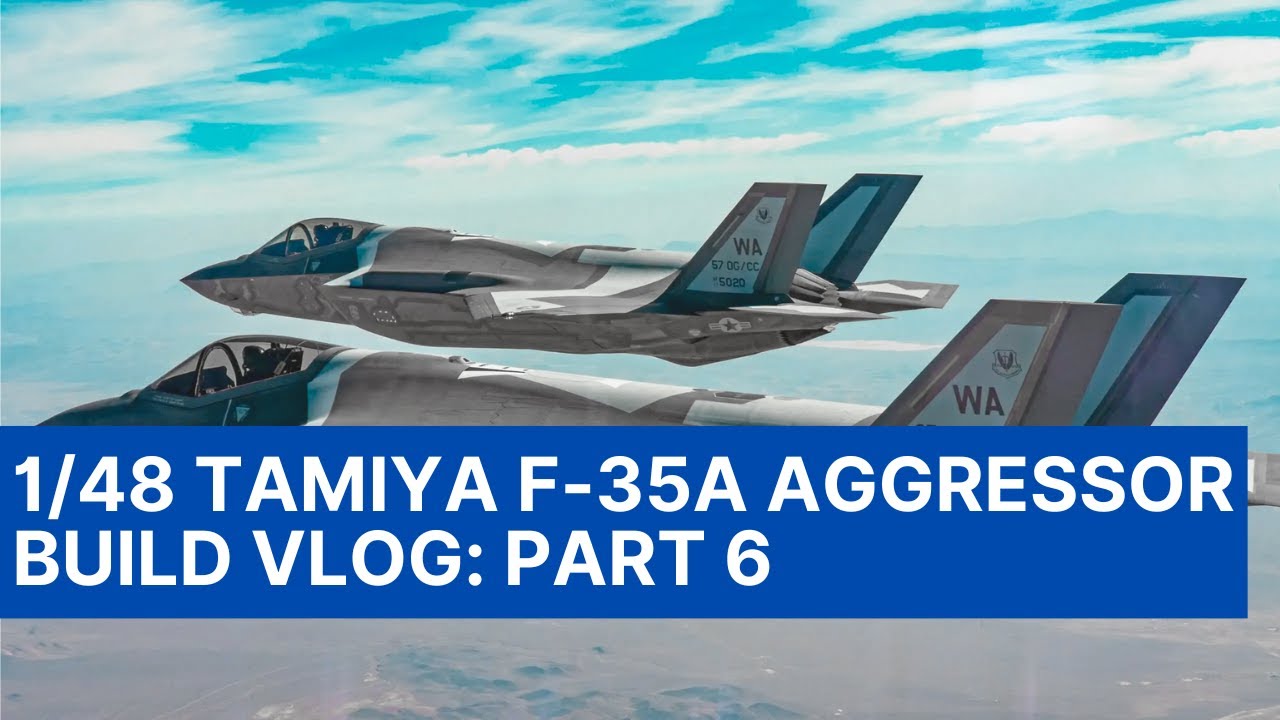 1/48 Tamiya F-35A Build Series - Part 6: Decals - YouTube