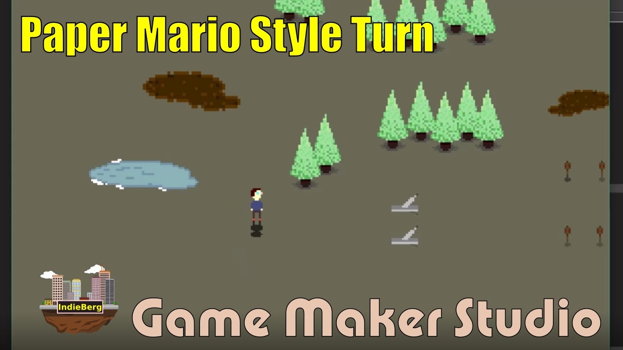 Paper Mario Style Flip Change of Directions in 2D - [GameMaker Tutorial ...