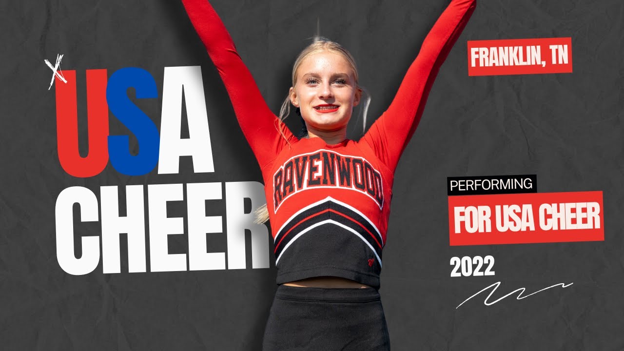 Performing in front of USA All-Girl Cheer Team | Ravenwood High School ...