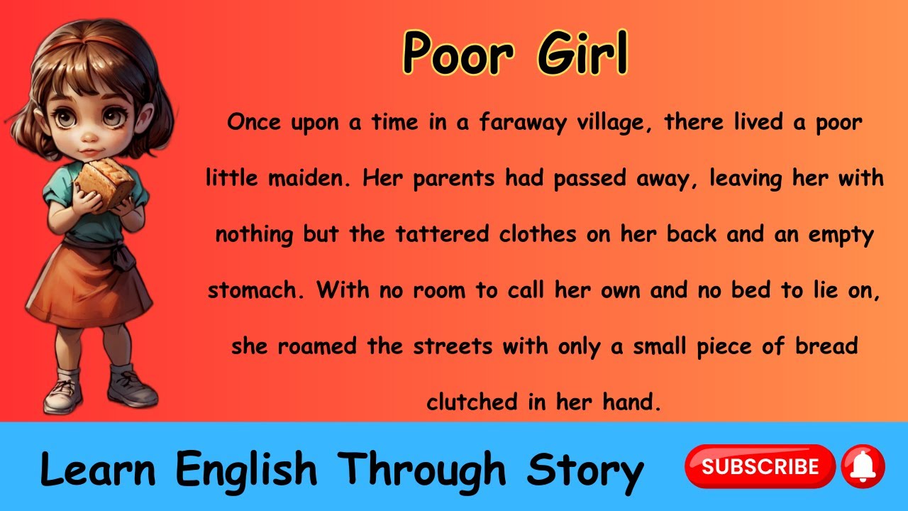 Learn English Through Story Poor Girl - YouTube