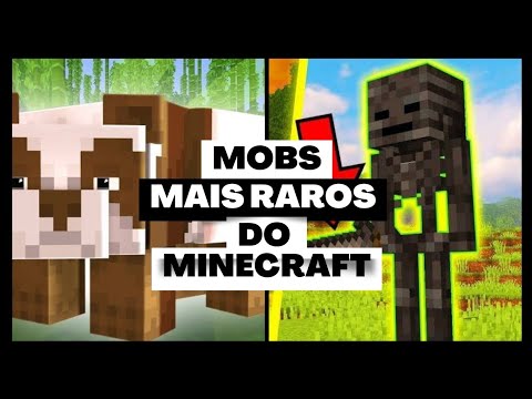 MOBS MAIS RAROS DO MINECRAFT - YouTube