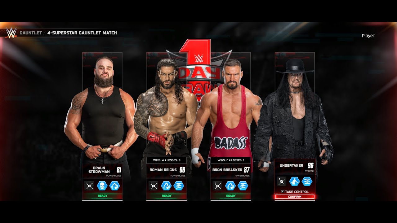 ROMAN REIGNS SURVIVE 2 TOMBSTONE PILEDRIVER BY UNDERTAKER | WWE2K25 ...