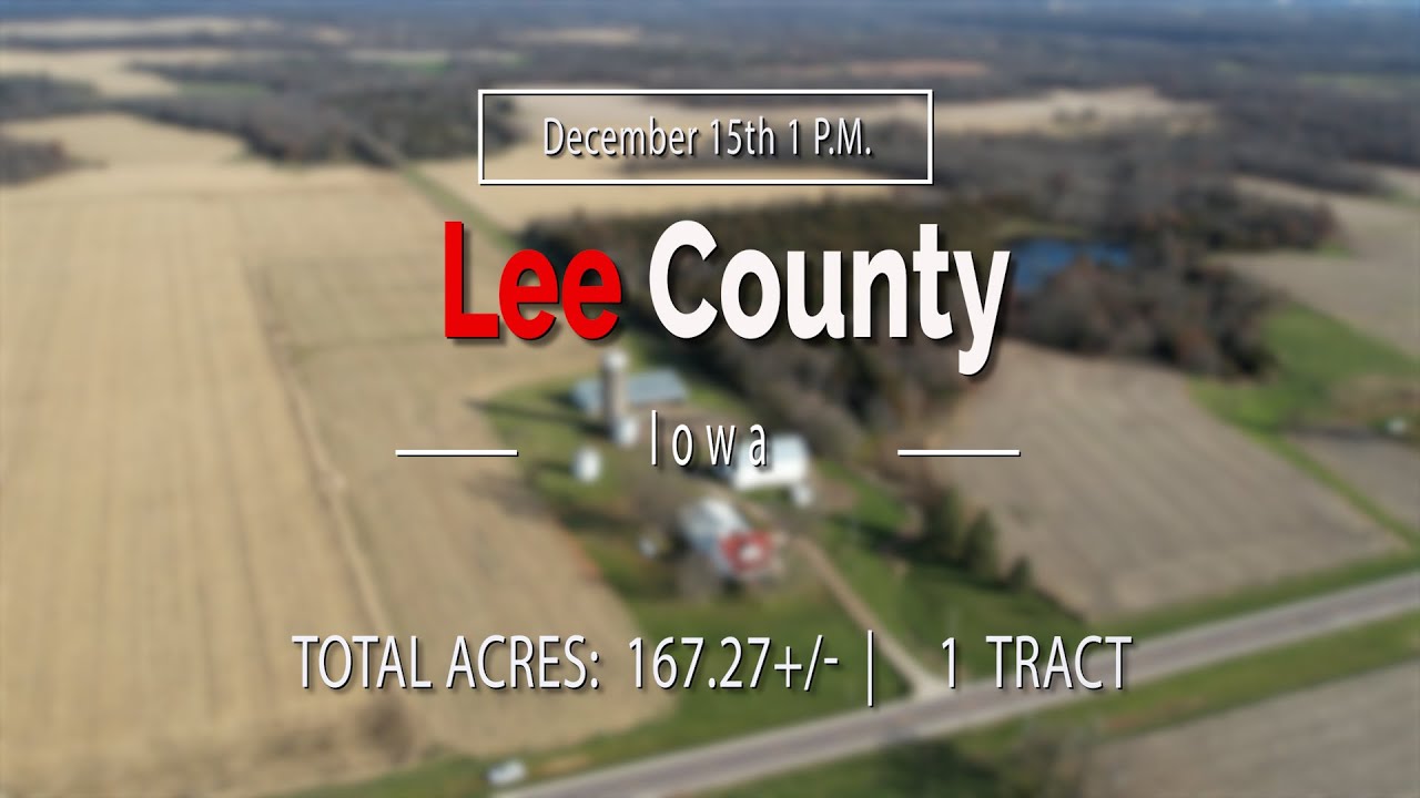 Miller Aerial Tour - Lee County, Iowa - YouTube