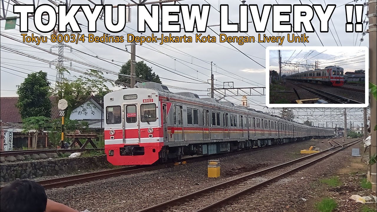 TOKYU 8000 NEW LIVERY ?! Tokyu 8003/4 Dengan Livery Unik (Face Only ...