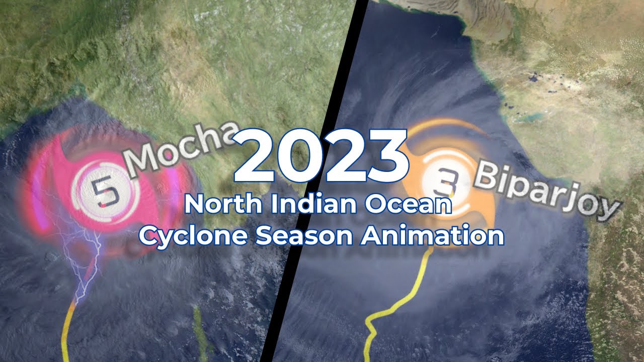2023 North Indian Ocean Cyclone Season Animation - YouTube