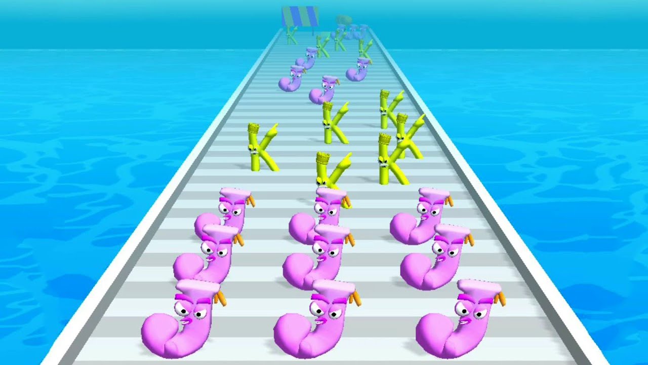 ALPHABET RUN LETTER GO ALL LEVELS GAMEPLAY WALKTHROUGH PART 57 - YouTube