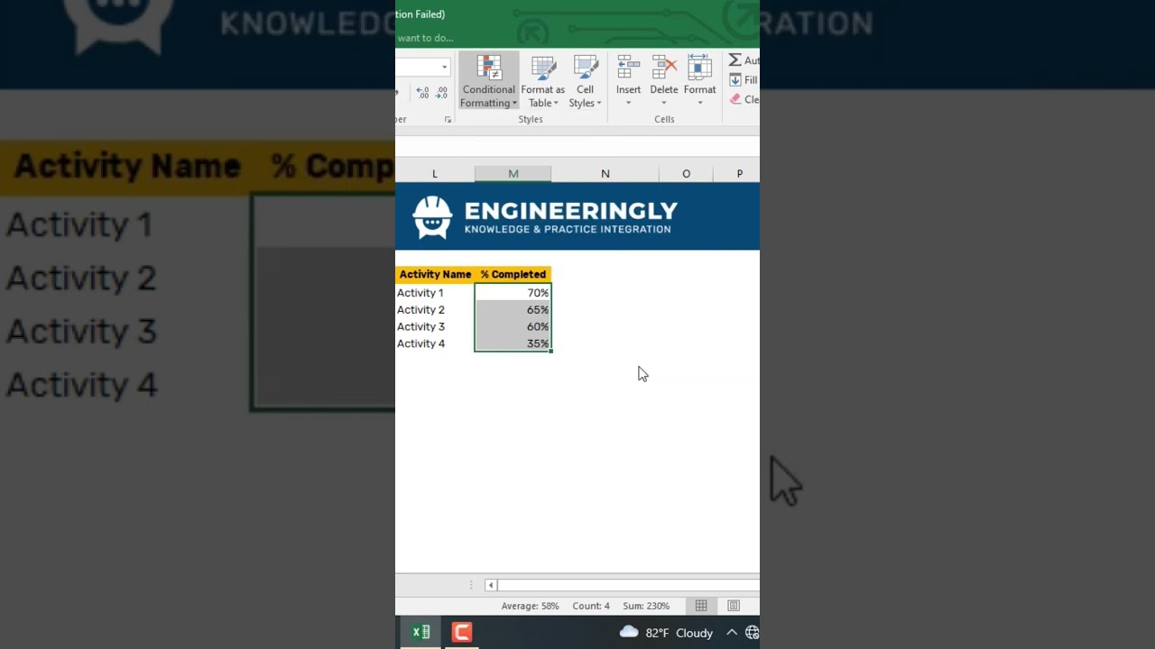 Data Bars In Excel engineeringly shorts excel explore YouTube Data Bars In Excel engineeringly shorts excel explore YouTube
