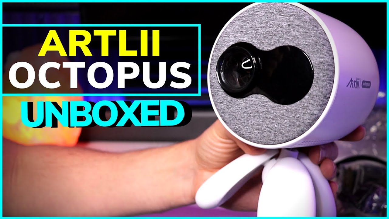 Artlii Octopus YG220 Kids Projector Unboxing - YouTube
