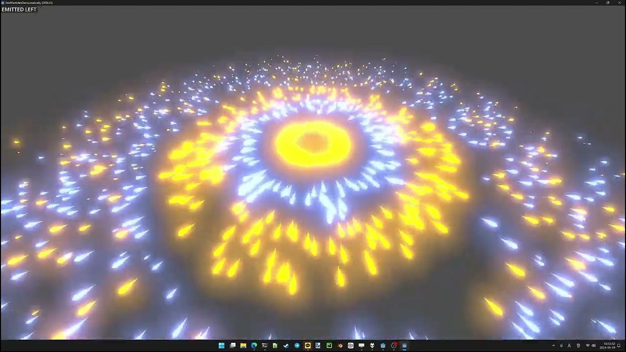 Godot Unity-like particle emission Demo - YouTube