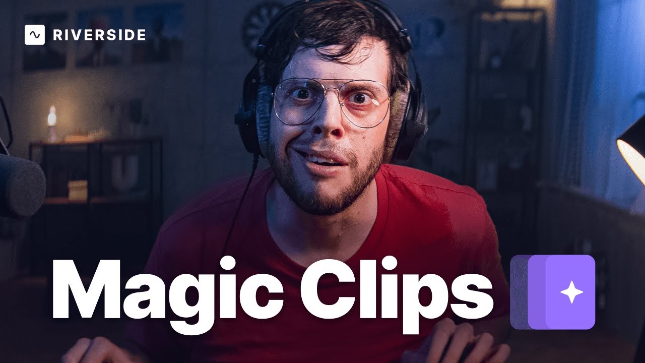 Magic Clips: Let AI Create Clips for You! New Riverside Feature - YouTube