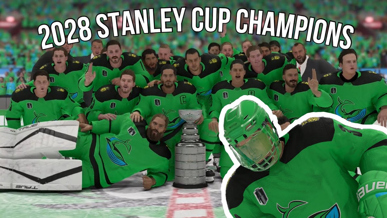 Hawaii Sea Monsters 2028 Stanley Cup Celebration | NHL 24 - YouTube