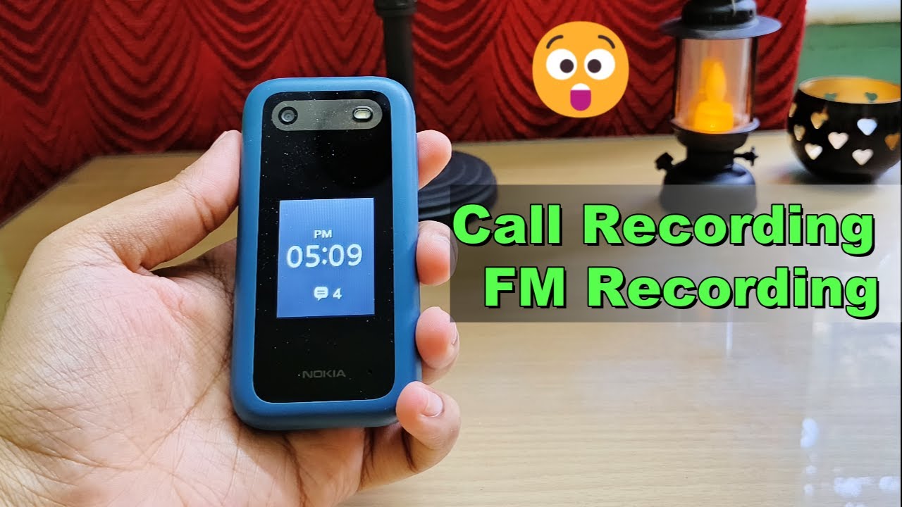 Call Recording and FM Recording in Nokia 2660 Flip Dual 4G Phone 😲 ...