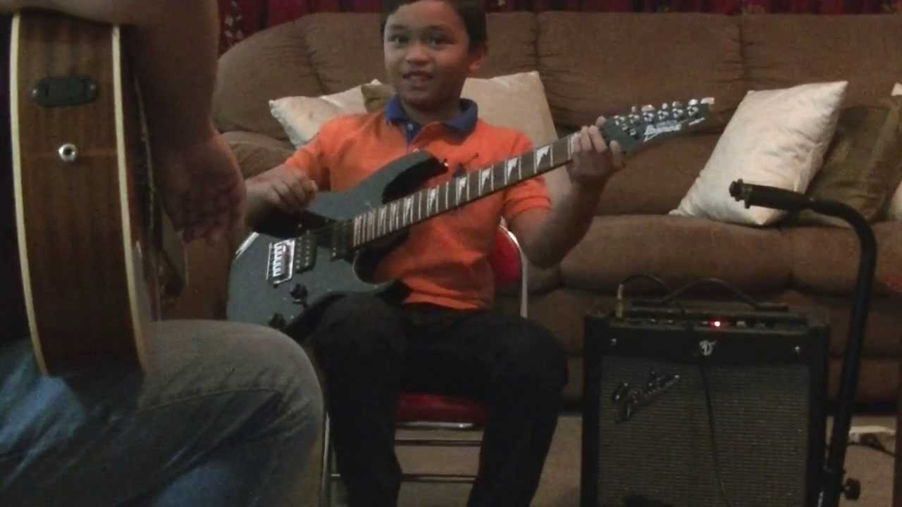 Gian Lorenzo Ramos learning Black Magic Woman - YouTube