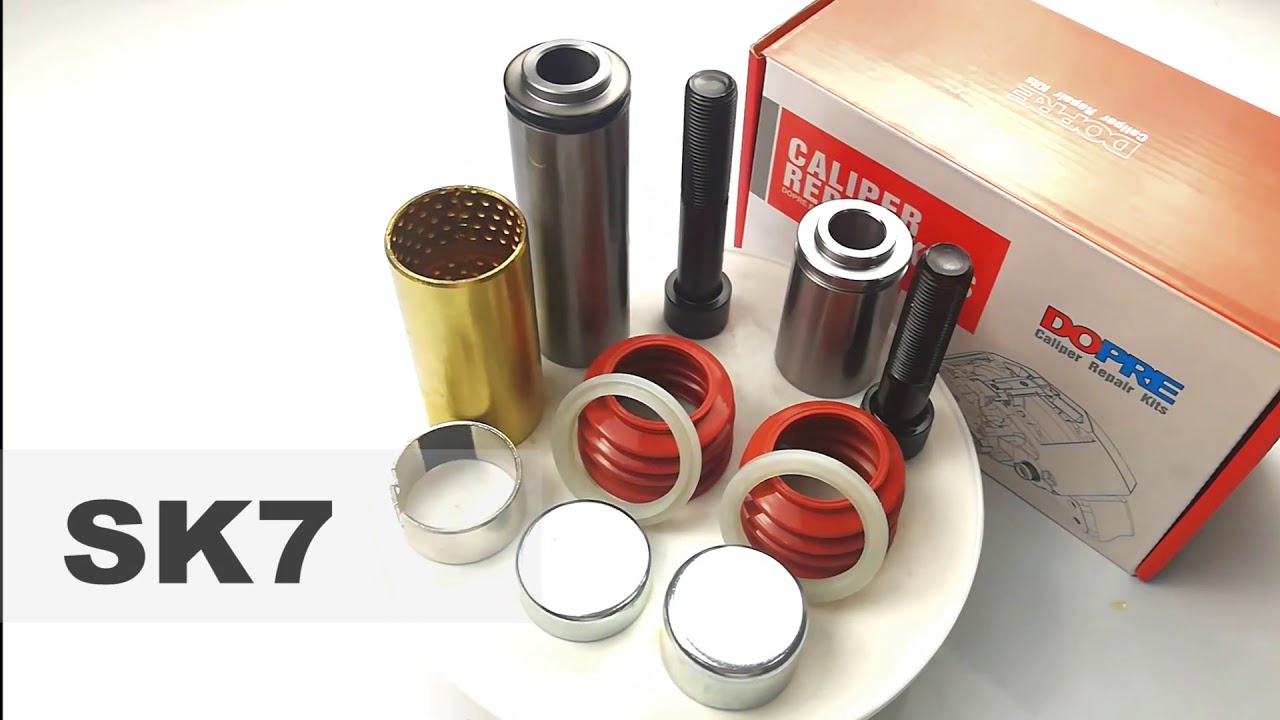 Knorr SK7 caliper repair kits-Guide pin set, K004100/K004168/K010766 ...