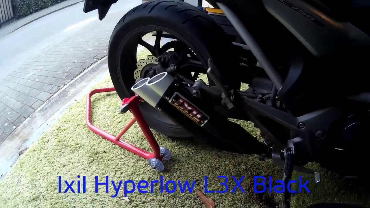 Honda NC750S with Ixil Hyperlow l3x black exhaust - YouTube