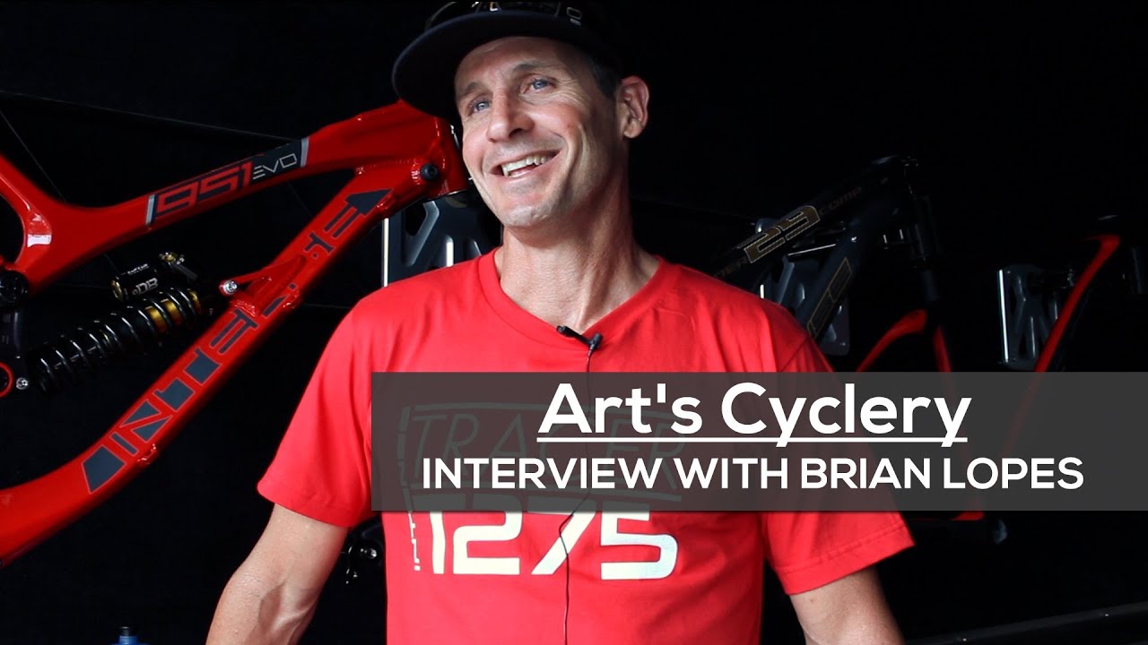 Art's Cyclery | Interview with Intense Pro Rider Brian Lopes - YouTube