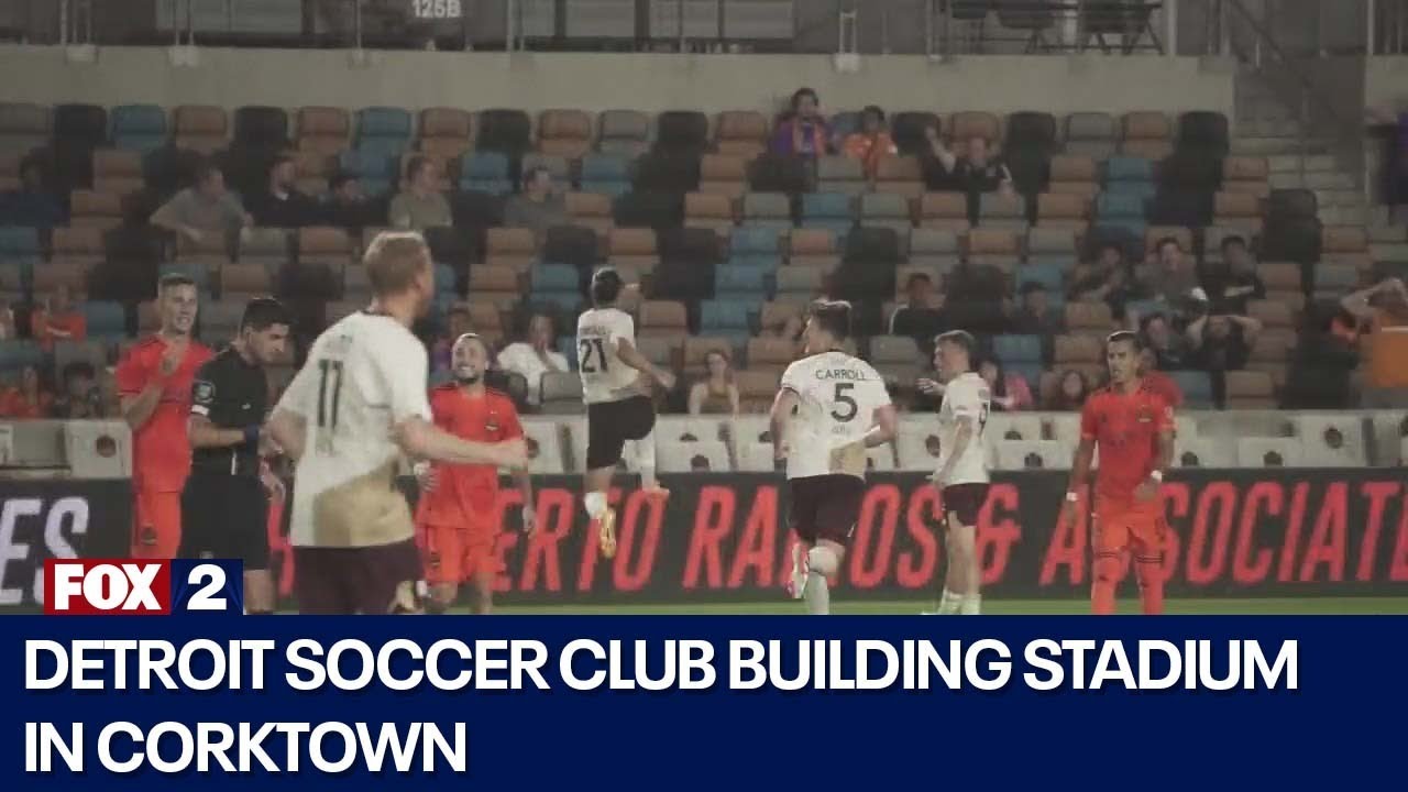 Detroit's semi-pro soccer team building new stadium - YouTube