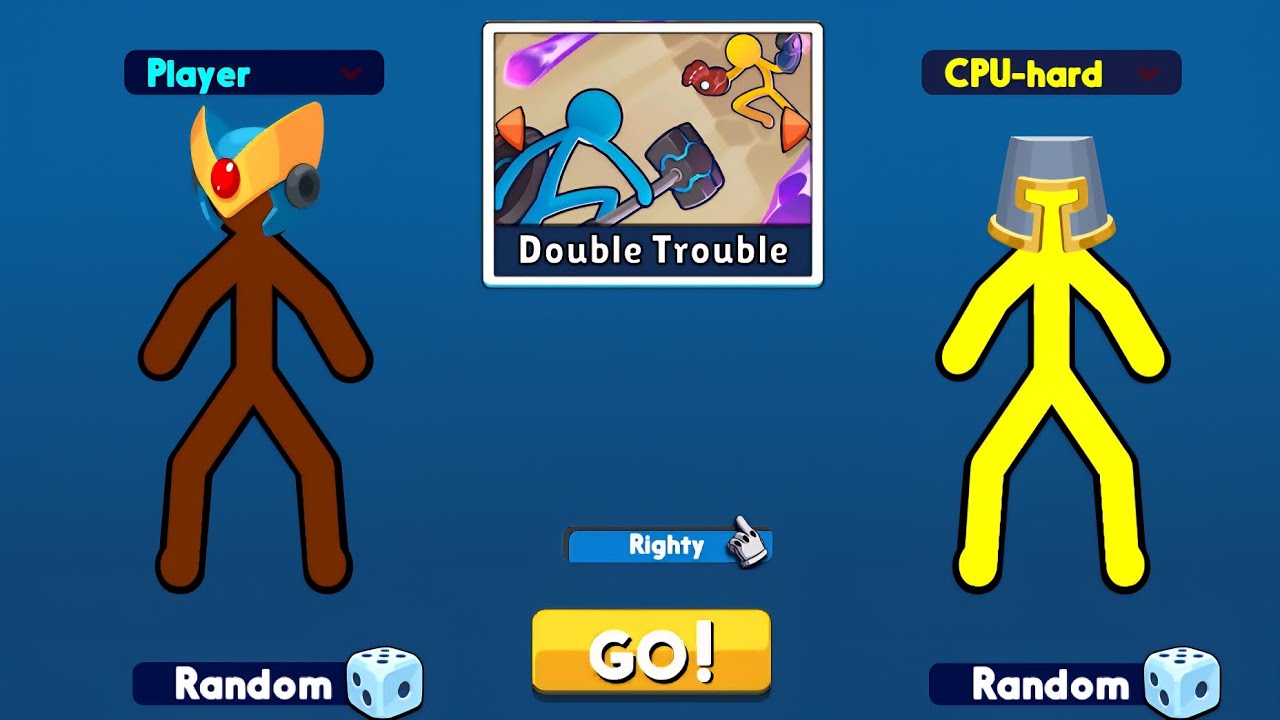2 weapons vs 2 weapons 🔥 double trouble mode | supreme duelist stickman ...
