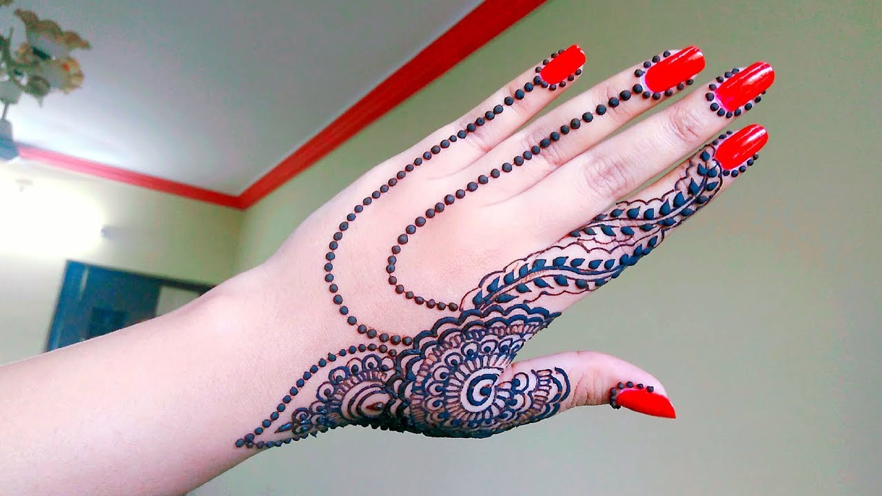 Diwali Mehndi Design for Back Hand | Henna Design 2017 - Naush ...
