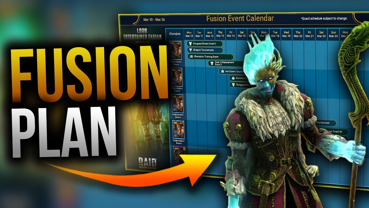 DO NOT MISS THIS! My Fusion Plan for Fabian - RAID Shadow Legends - YouTube