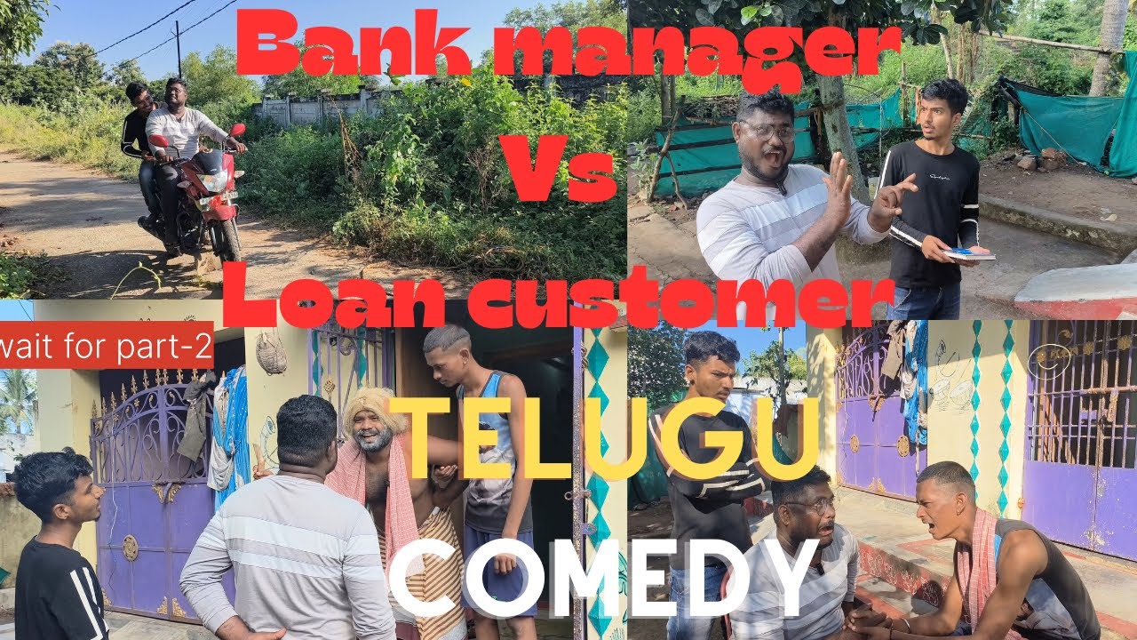 Bank Manager loan collection chesthe ? Telugu comedy video // village ...