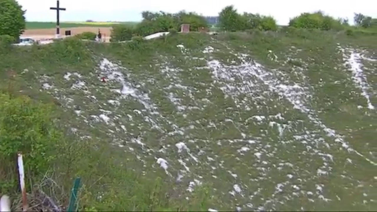 The Lochnagar Mine Crater, at La Boiselle - YouTube