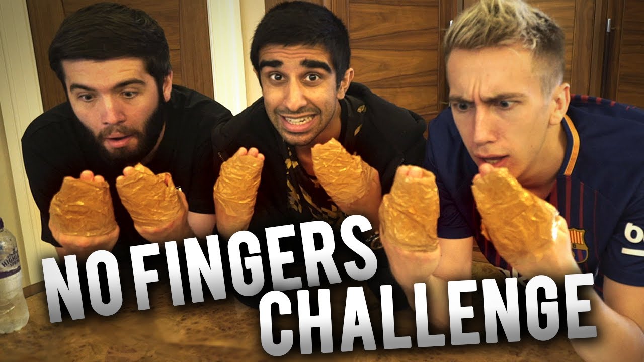 SIDEMEN NO FINGERS CHALLENGE! - YouTube