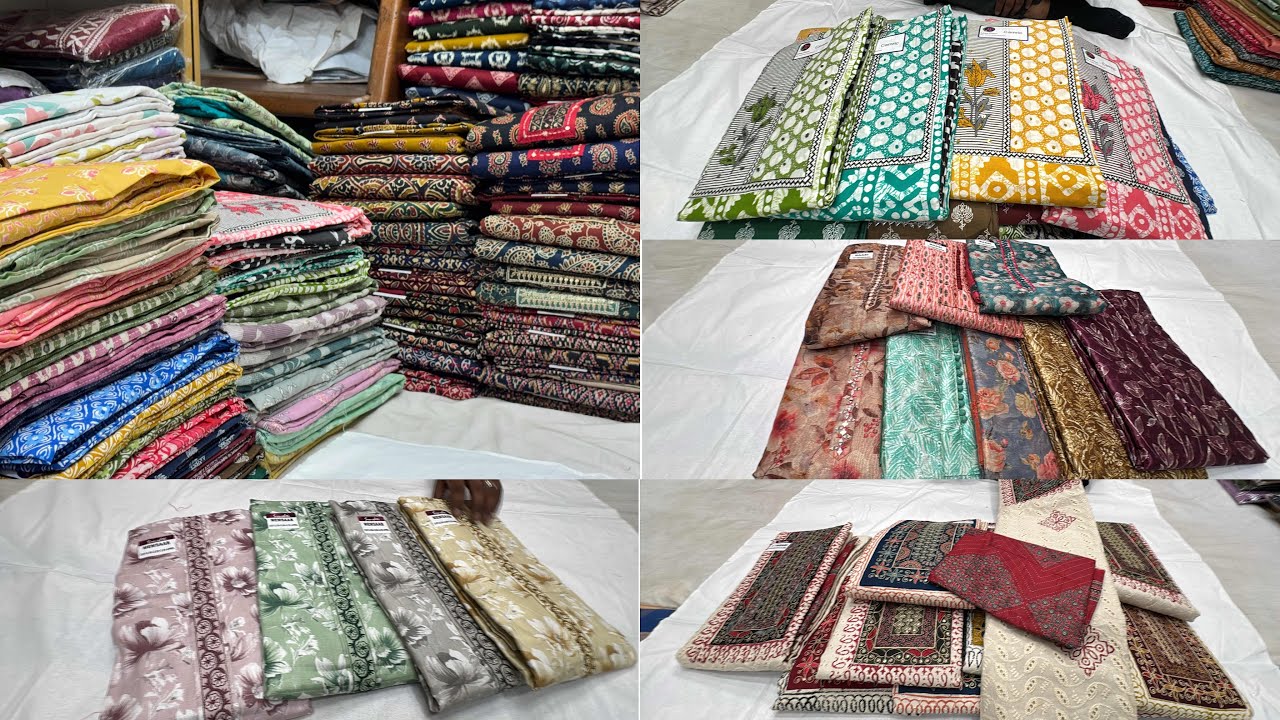 Chickpet Unstitched Dress Materials & Salwar Fabrics | Wholesale ...
