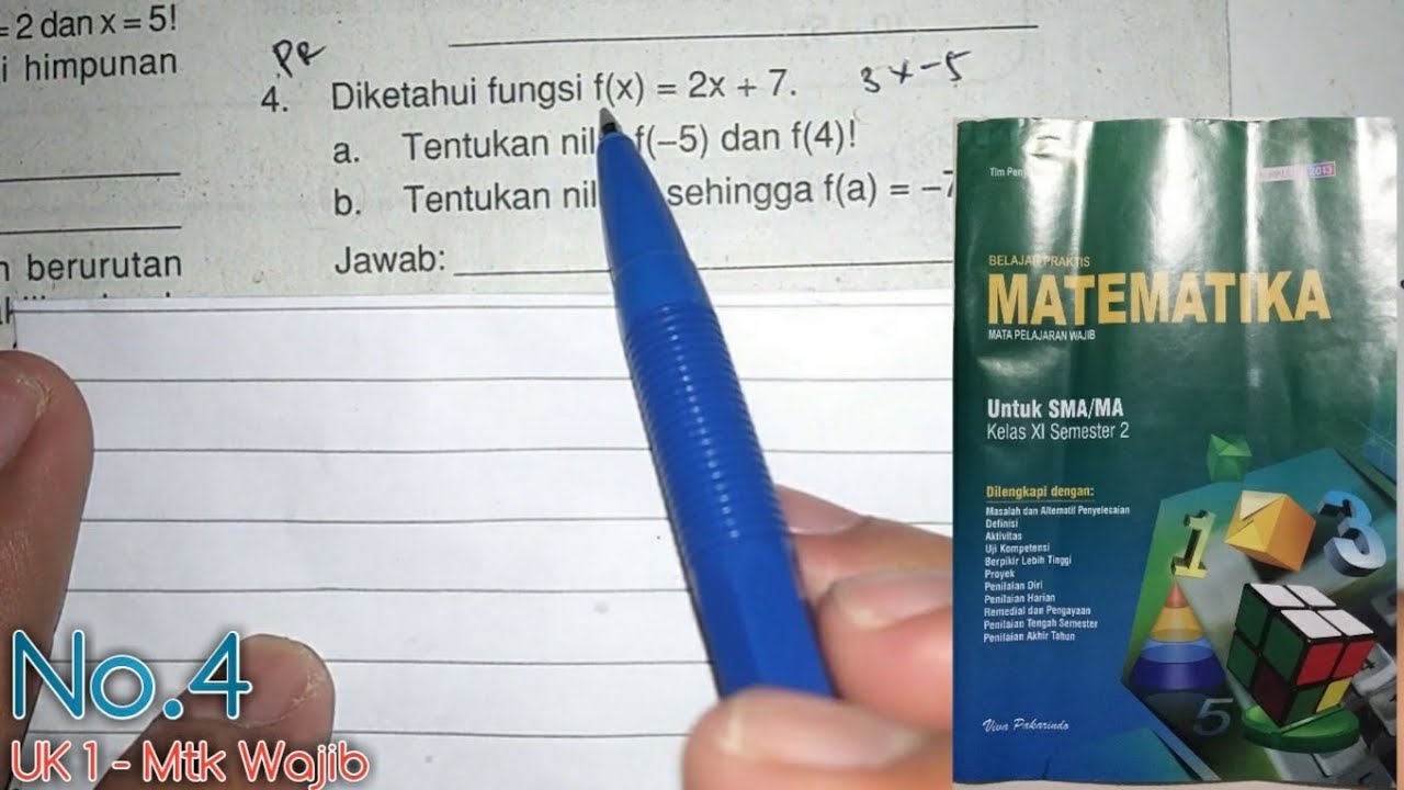 Diketahui Fungsi F x 2x 7 YouTube diketahui-fungsi-f-x-2x-7-youtube