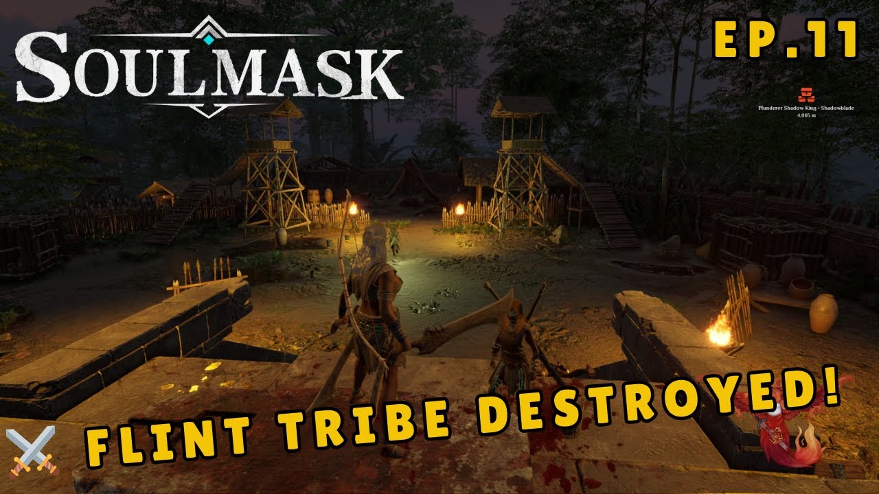 Soulmask ~ Ep.11 ⚔️ Flint Tribe Barracks Conquered! | Epic Battles ...