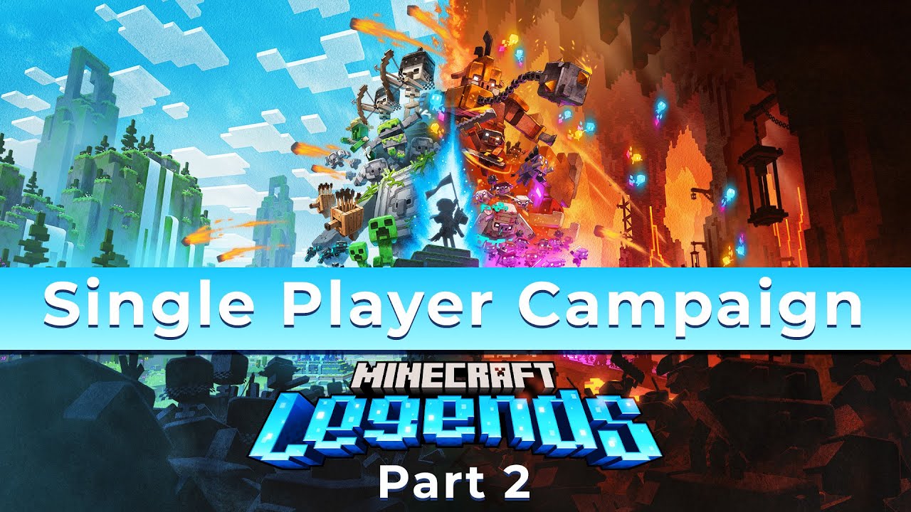 Minecraft Legends - First Playthrough - Campaign Part 2 - YouTube