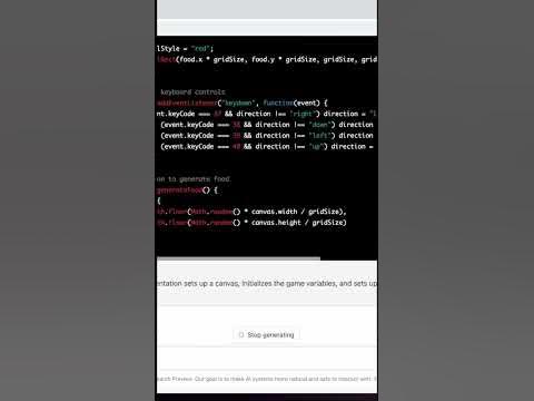 Build a Snake Game Using ChatGPT #chatgpt #openai #snake #snakegame #html #css #javascript - YouTube