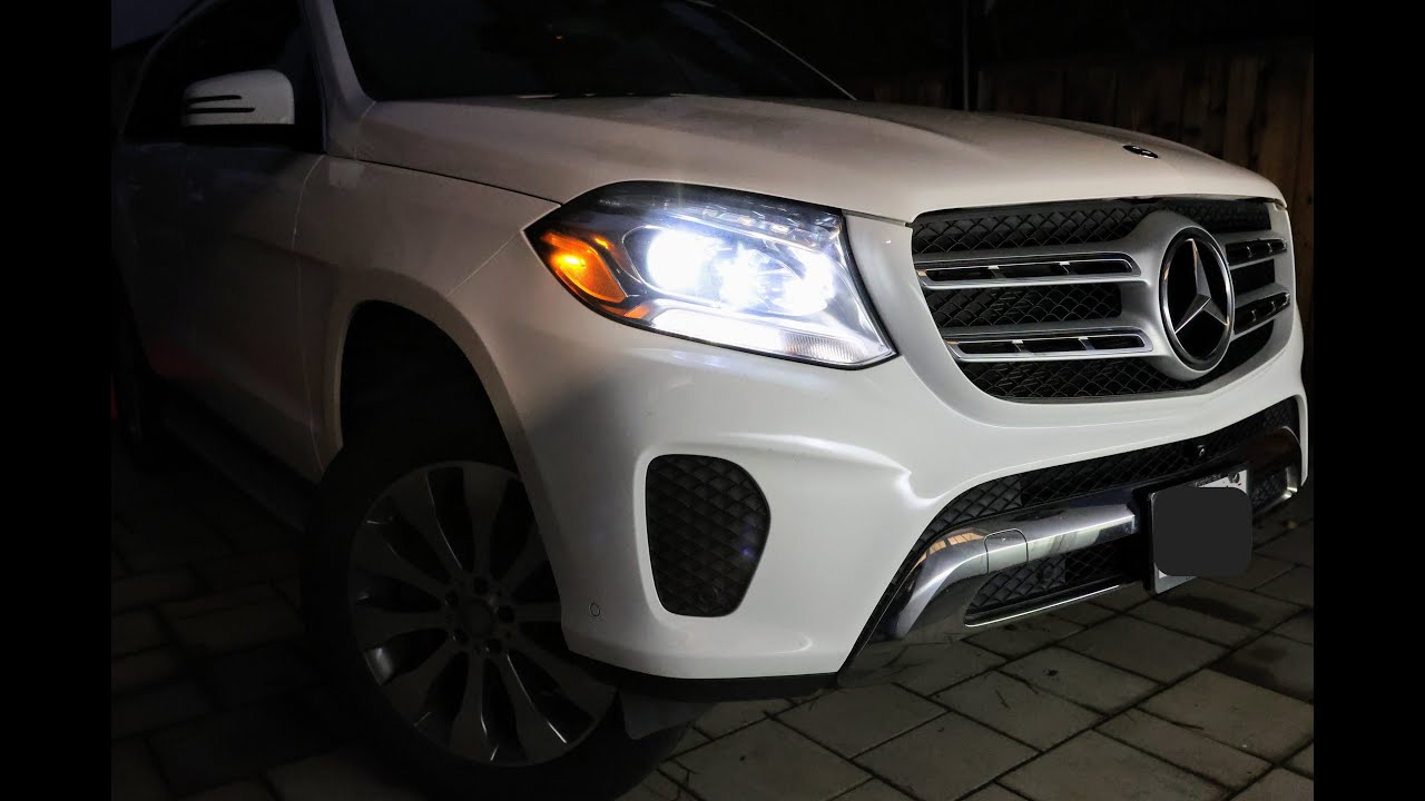 Mercedes GLS450 LED Headlight Replacement | Mercedes DIY | LasFit | Low ...