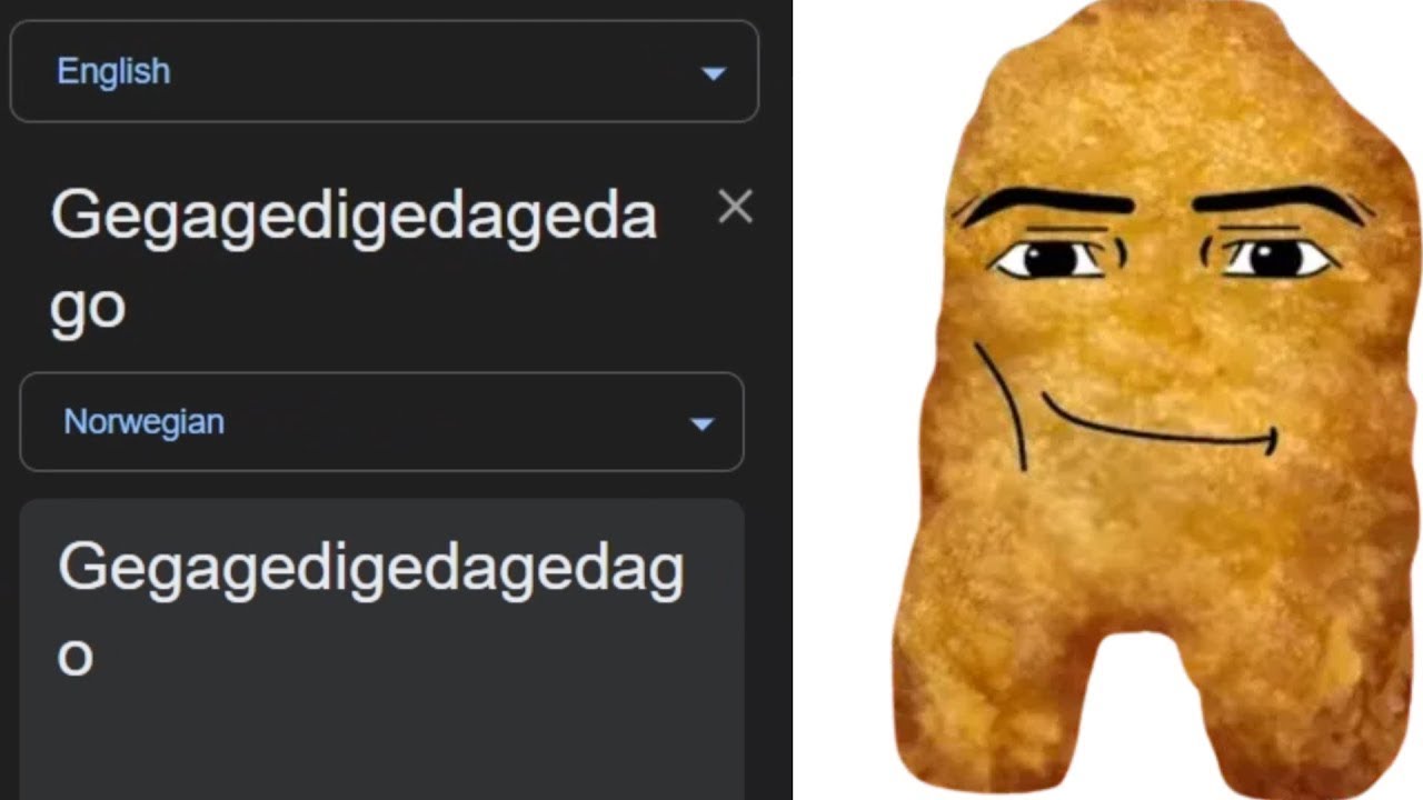 Gegagedigedagedago in different languages meme - YouTube