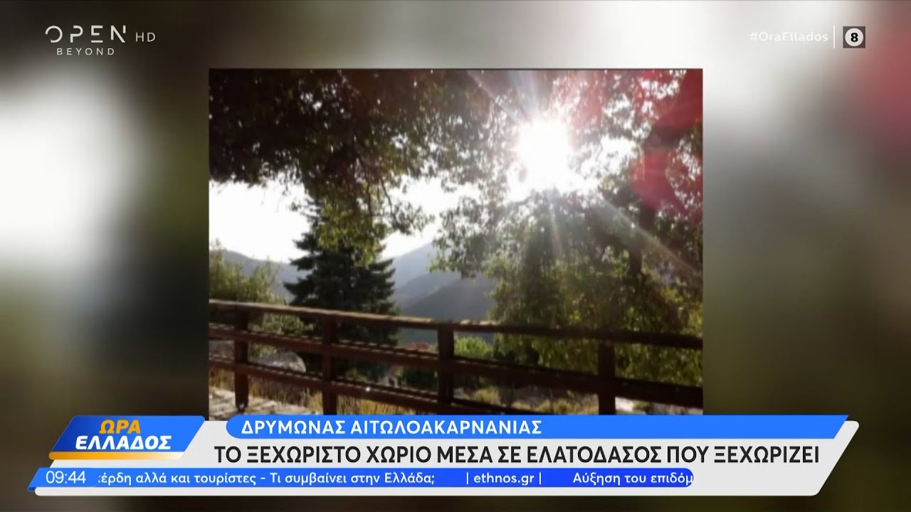 Δρυμώνας Αιτωλοακαρνανίας: Το ξεχωριστό χωριό μέσα σε ελατοδάσος που ...