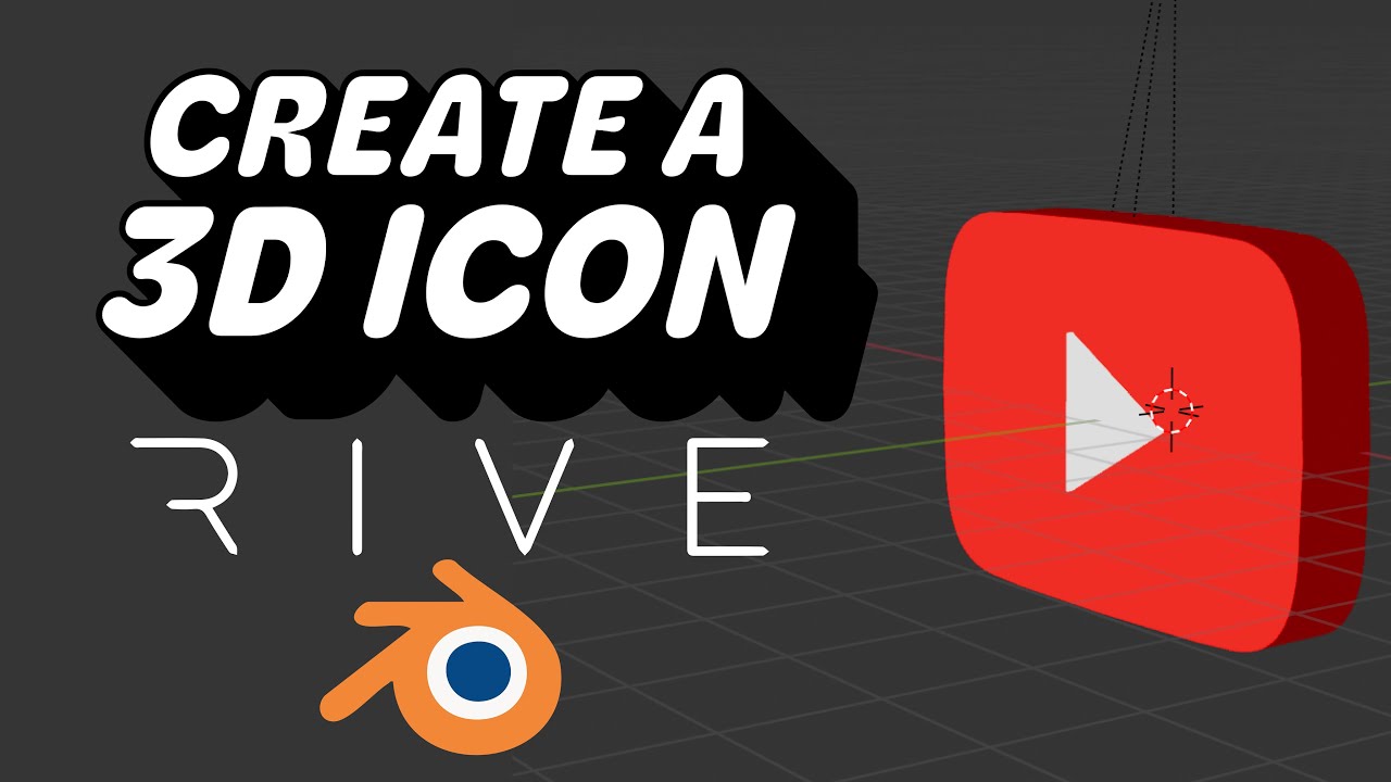 How to create a 3D icon with Rive and Blender - YouTube