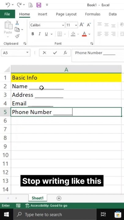 Best Excel Trick For Data Entry Operator In Microsoft Excel Dataentry Exceltricks
