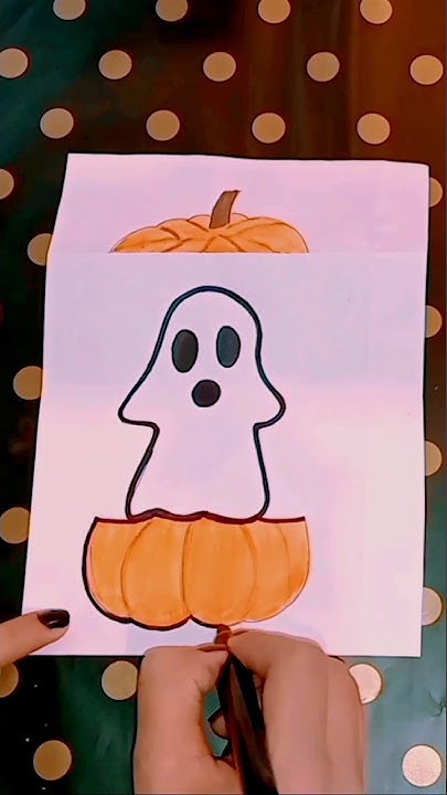 🎃+👻easy Halloween art day 4#creative #drawing #halloween #art#howtodraw ...