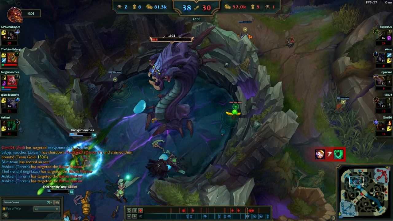 LoL - Double kill with redemption - YouTube