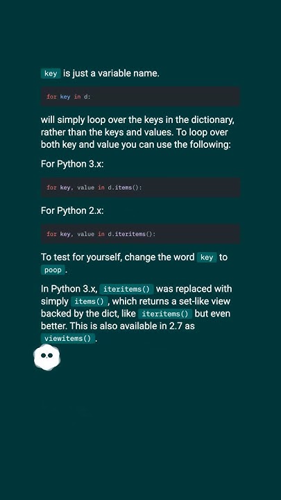 Iterating Over Dictionaries Using For Loops Shorts Youtube