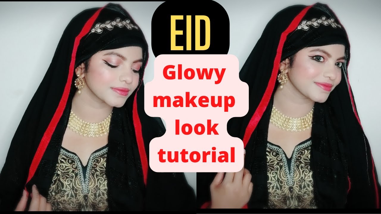 Soft glam Eid makeup look, step by step tutorial for beginners. #eidmakeuptutorial #makeuplook ...