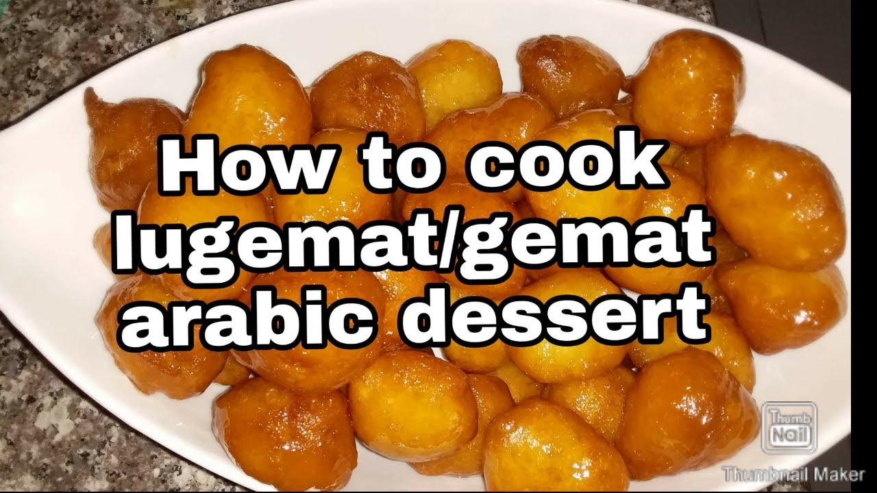 How to cook lugemat/gemat arabic dessert - YouTube