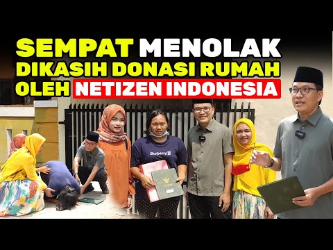 KOK ADA YA ORANG SEPERTI INI❓PENJUAL ES TEBU SEMPAT MENOLAK DIKASIH RUMAH OLEH NETIZEN INDONESIA !!!