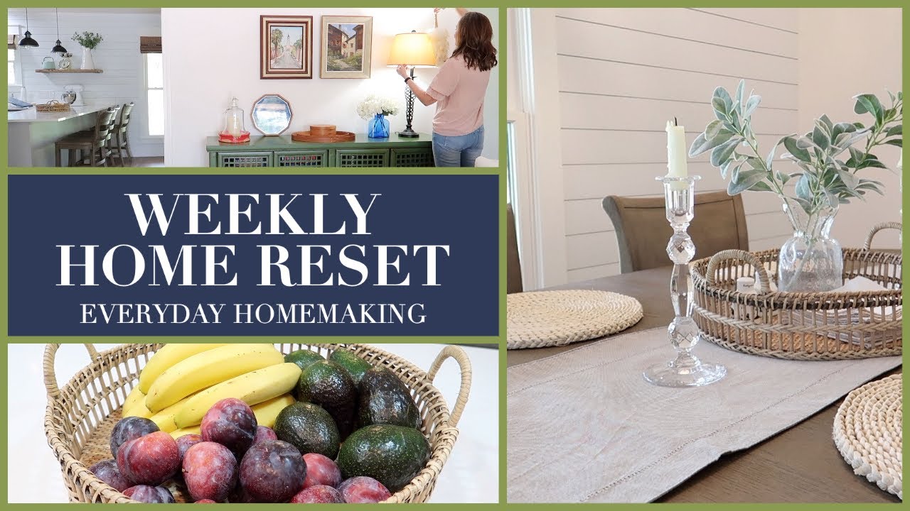 WEEKLY HOME RESET | Habits for a Clean Home Spring 2023 - YouTube