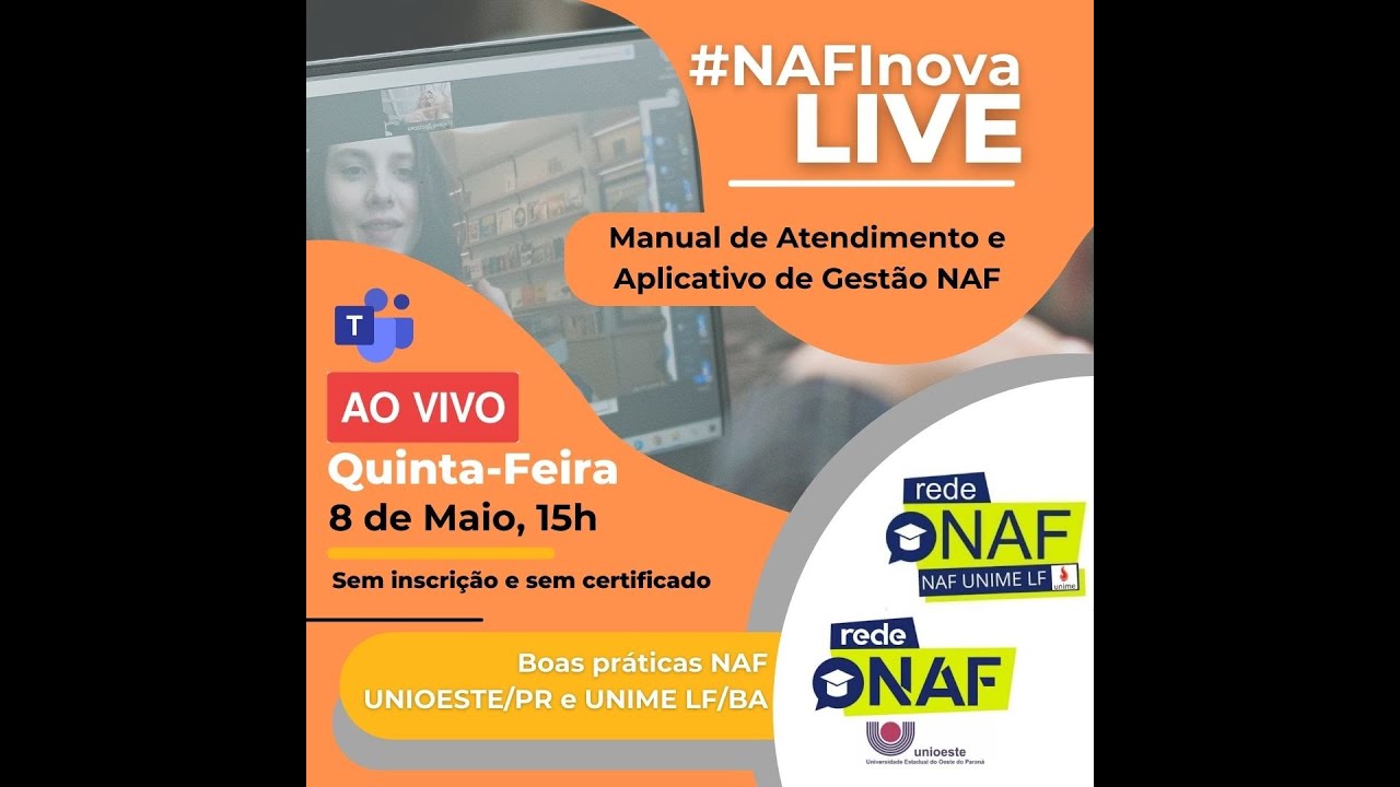 NAFInova. "Manual de Atendimento NAF" e "APP Gestão NAF" - YouTube